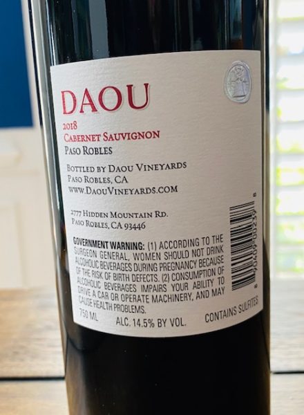 2018 Daou Cabernet Sauvignon Paso Robles | CostcoWineBlog.com