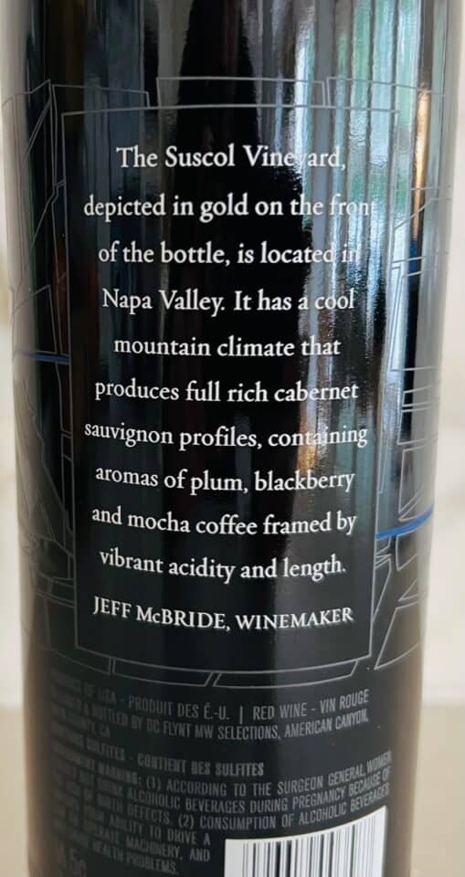 2020 Kirkland Signature Suscol Vineyard Napa Valley Cabernet Sauvignon ...